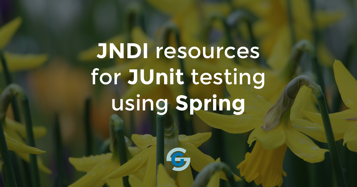 Create Jndi Resources For Junit Testing Using Spring